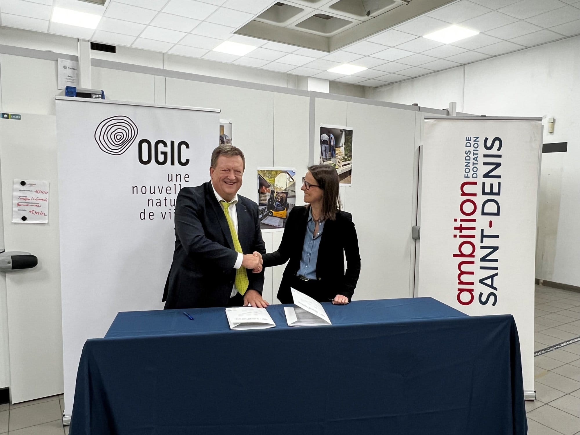 Signature d’une convention de mécénat entre OGIC et le Fonds de ...